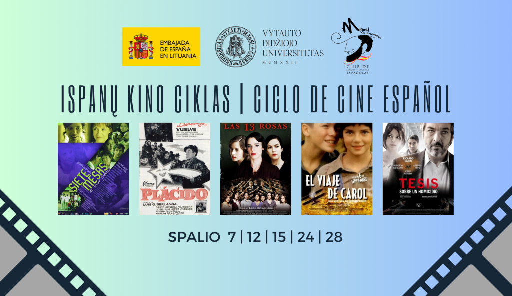 Spalio mėnesį VDU – ispanų kino ciklas | VDU Užsienio kalbų institutas